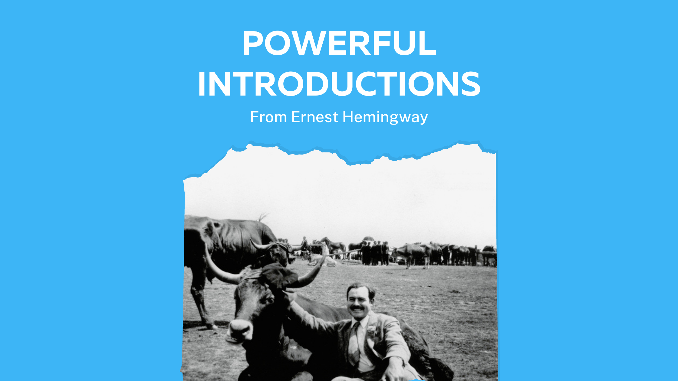 Hemingway's Technique on Suspenseful Introductions: The Haircut